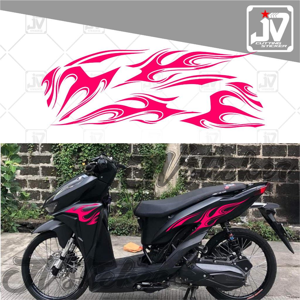 Jual sticker api vario 2020 cutting sticker motor | Shopee Indonesia