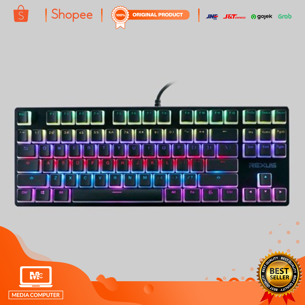 Jual REXUS Legionare MX9 BLACK - RED Switch Keyboard Gaming | Shopee ...