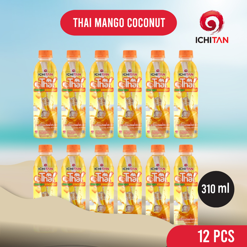 Jual Ichitan Thai Mango Coconut 310ml | Bundling 12 | Shopee Indonesia