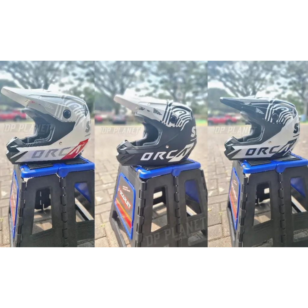 Jual HELM RSV X ORCA HELM MOTOR TRAIL | Shopee Indonesia