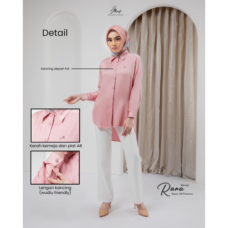 Jual Rana Blouse AR RAFI/Kemeja Wanita VIRAL | NAYAHIJAB | Shopee Indonesia