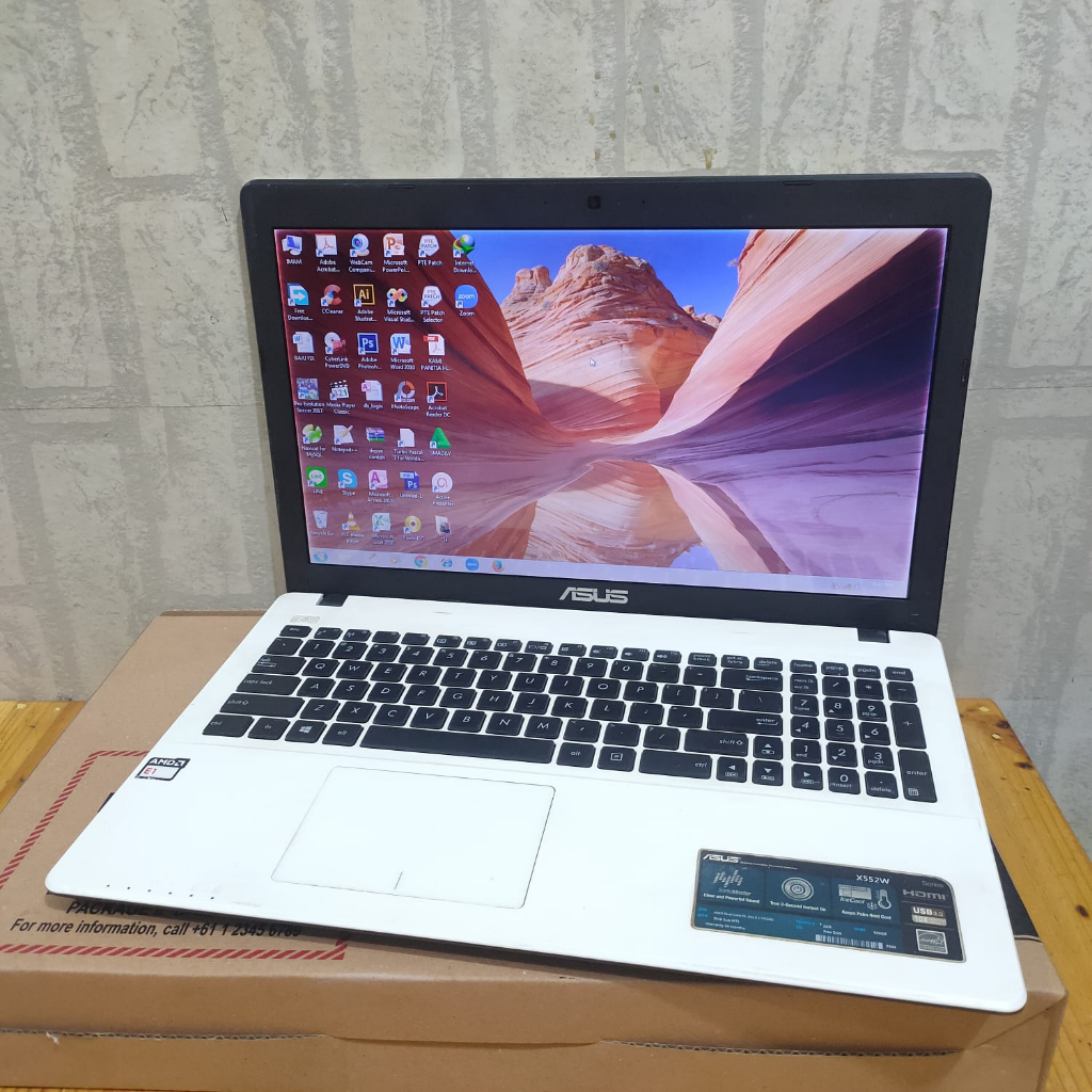 Jual Laptop Asus X552W Amd E1-6010 Ram 4/500Gb BERGARANSI BISA CICILAN ...