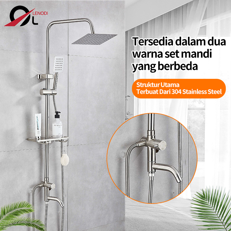 Jual Shower Kamar Mandi 1 Set/Shower Mandi Set Stainless/Mandi Shower Set Full Stainless Shower ...
