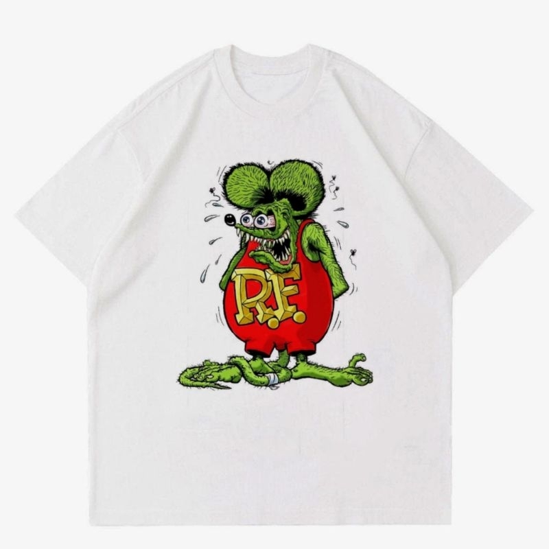 Jual TSHIRT RAFT FINK MOUSE | KAOS RAFT FINK MOUSE - UNISEX | Shopee ...