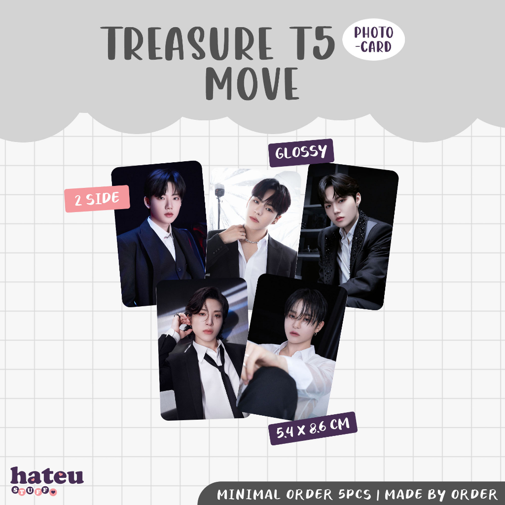 Jual Treasure T5 Unofficial Photocard MOVE | Shopee Indonesia