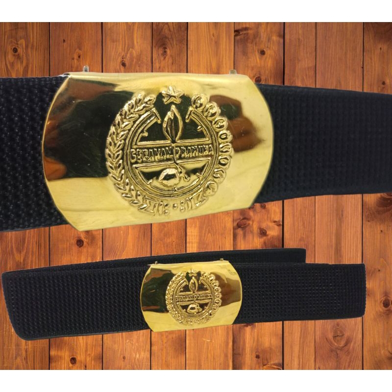 Jual Sabuk gesper pramuka kuningan brasso 110cm | ikat pinggang pramuka ...