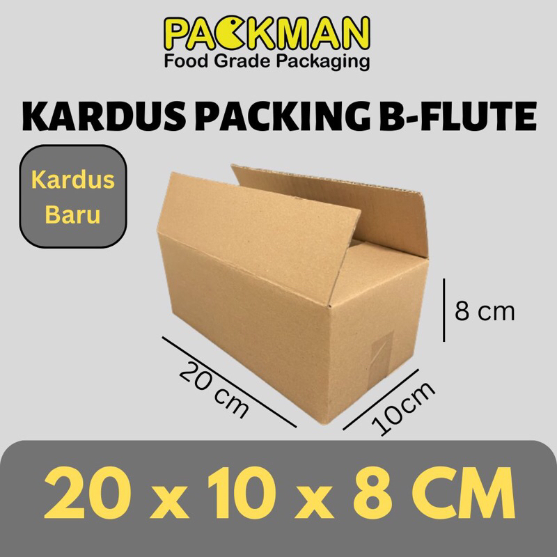 Jual KARDUS PACKING 20x10x8 cm / BOX KARTON CORUGATED B-FLUTE / PACKING ...
