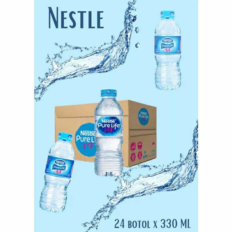 Jual Nestle pure life air mineral 330ml x 24 botol (1 karton ) | Shopee ...