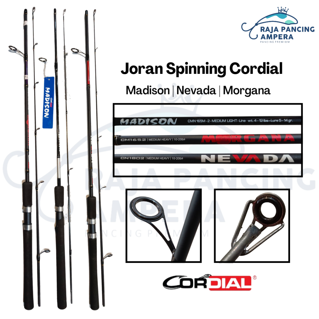 Jual Joran Spinning Cordial Nevada Madison Morgana | Stik Pancing ...