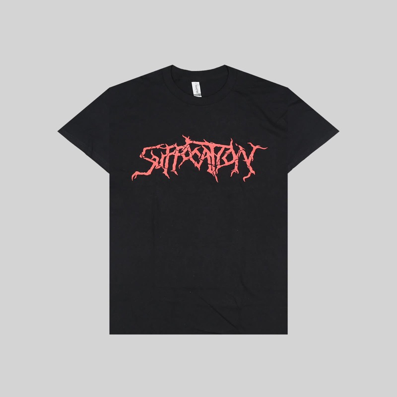 Jual TS SUFFOCATION - LOGO RED ( ROCK MERCH ) | Shopee Indonesia
