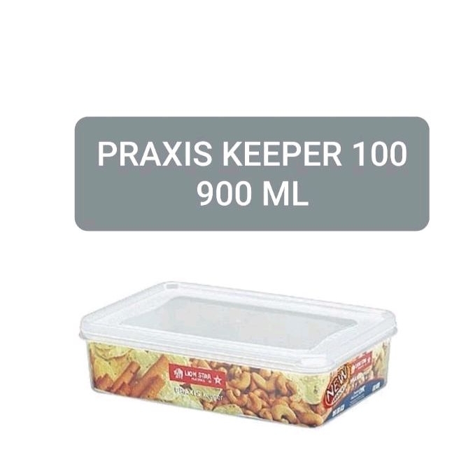 Jual LION STAR : 100 PRAXIS KEEPER 900 ML KOTAK MAKANAN PLASTIK ...