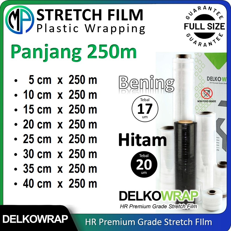Jual Stretch Film / Plastik Wrapping Barang Panjang 250 meter Harga ...