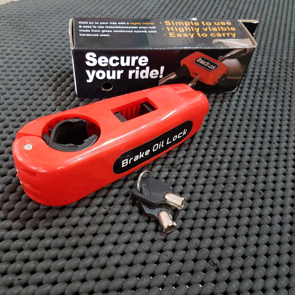 Jual GRIP LOCK / GEMBOK PENGAMAN MOTOR | Shopee Indonesia