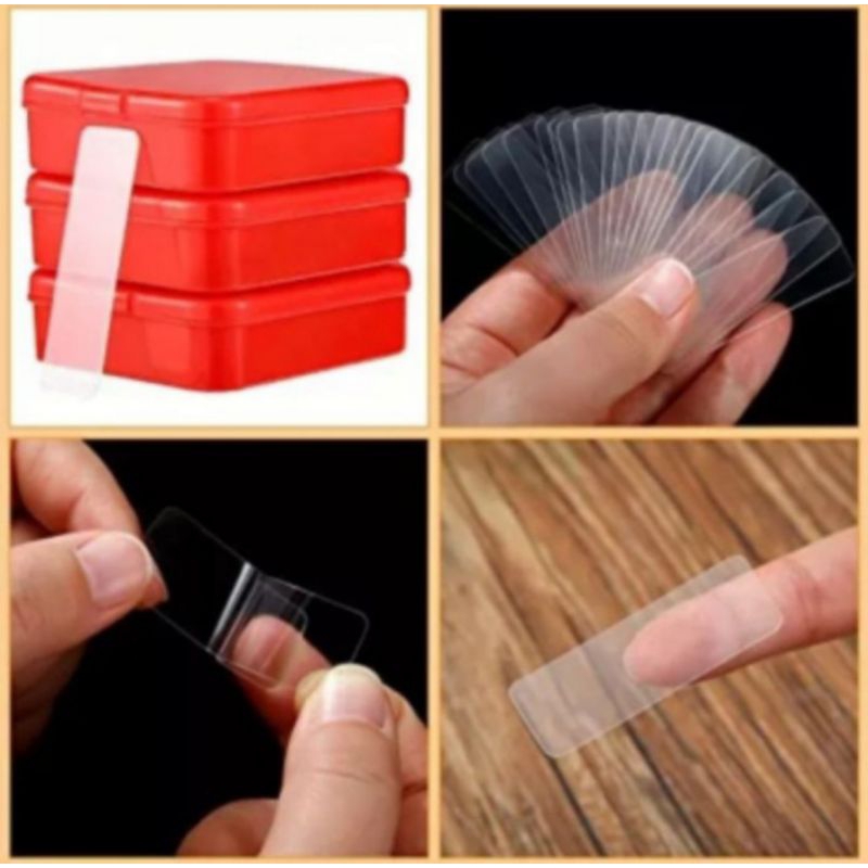 Jual Stiker nano double tape 60 pc+box | Shopee Indonesia