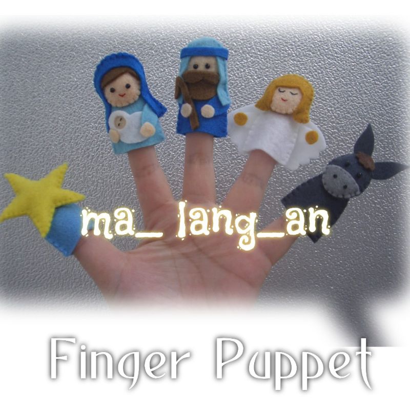 Jual Finger Puppet l Boneka Jari Nativity l The Birth of Jesus Christ ...