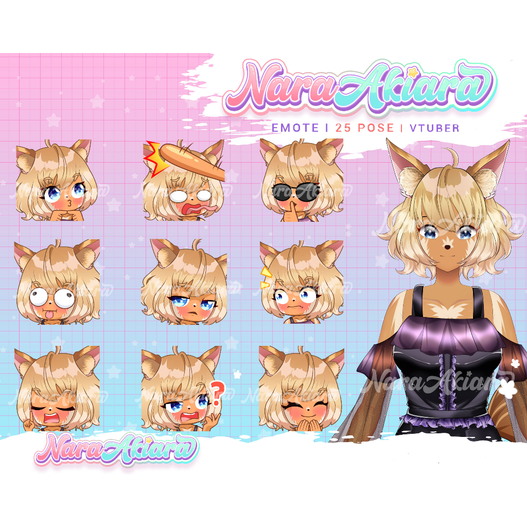 Jual Raih Lebih Banyak Interaksi dengan Emote Vtuber untuk Streaming ... Jual Raih Lebih Banyak Interaksi dengan Emote Vtuber untuk Streaming ...