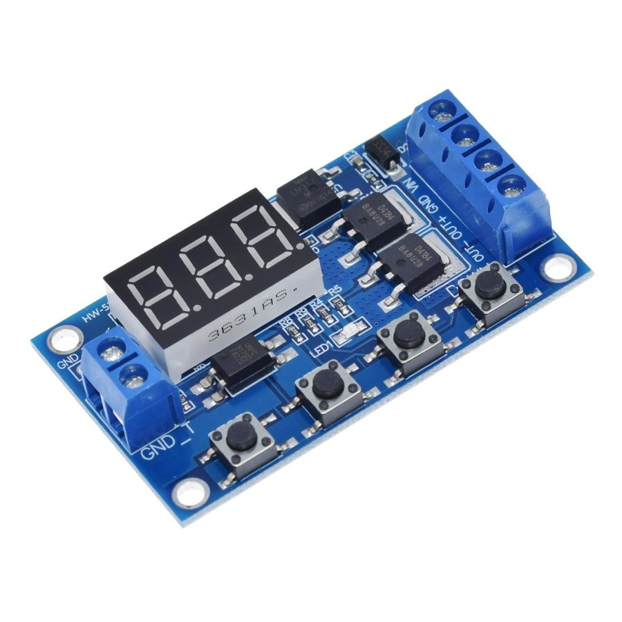 Jual Digital Timer Delay On Off Mosfet 12-24V DC Control Switch ...
