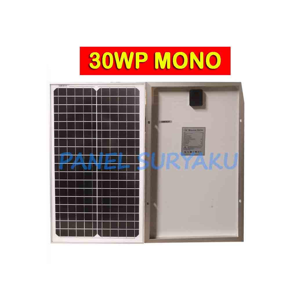 Jual Solar Cell 30wp Mono Solar Panel Surya 30wp Monocrystalline HQ ...
