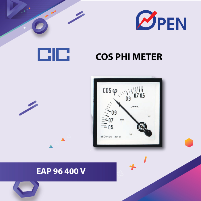 Jual COS PHI METER / POWER FACTOR EPF96 400V CIC | Shopee Indonesia