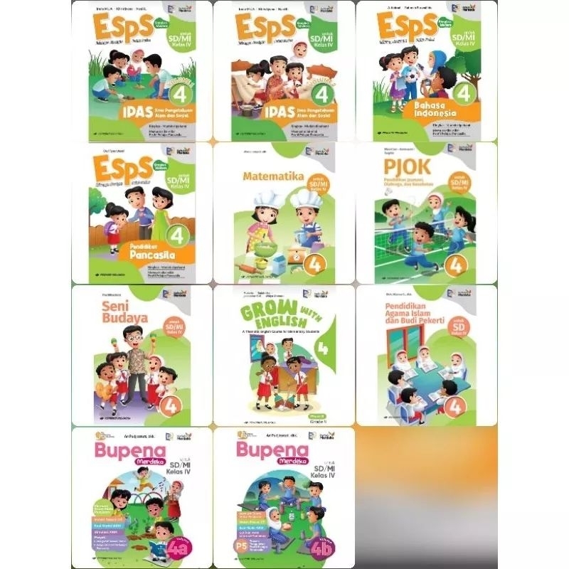 Jual Buku Kurikulum Merdeka Kelas 4 SD/Mi (Erlangga) | Shopee Indonesia