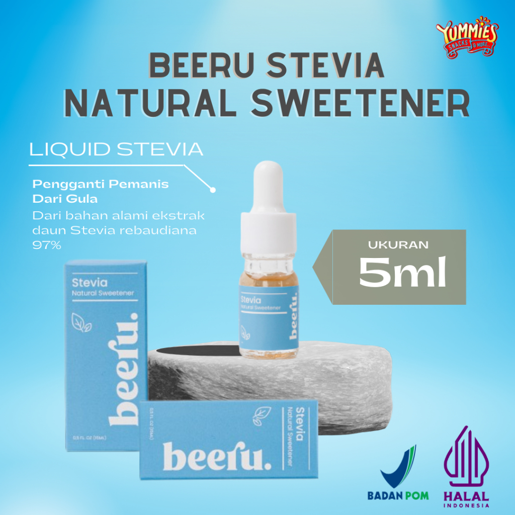 Jual BEERU Stevia Natural Sweetener (5ml) | Shopee Indonesia