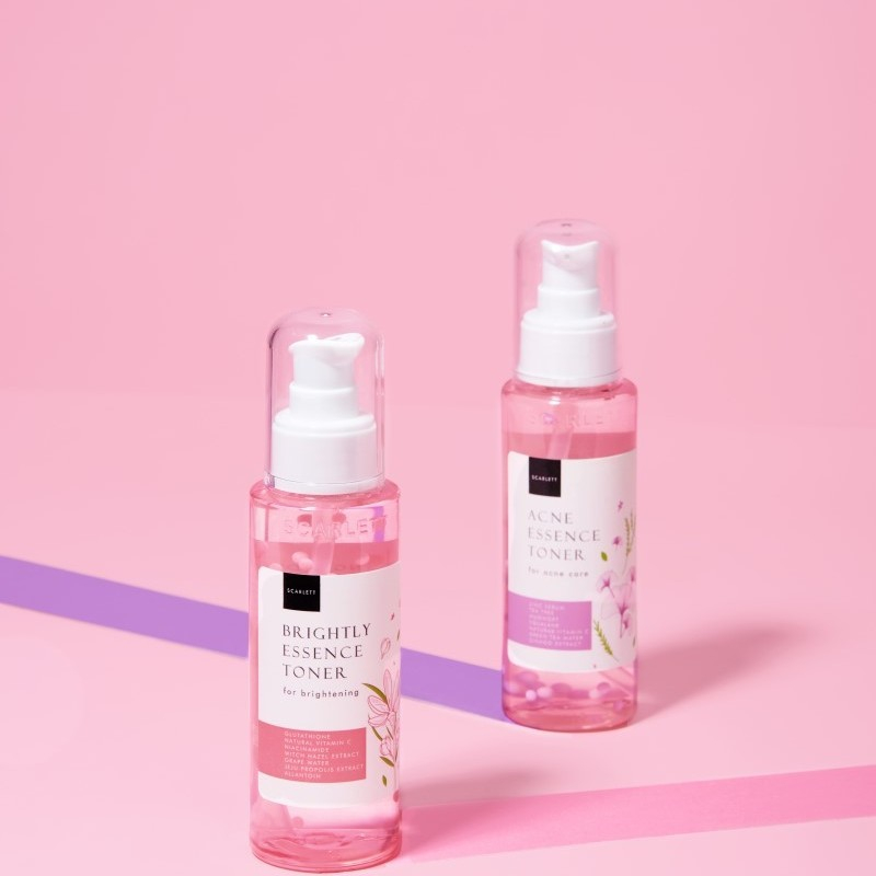 Jual Scarlett Whitening Acne / Brightly Essence Toner 100ML | Shopee ...