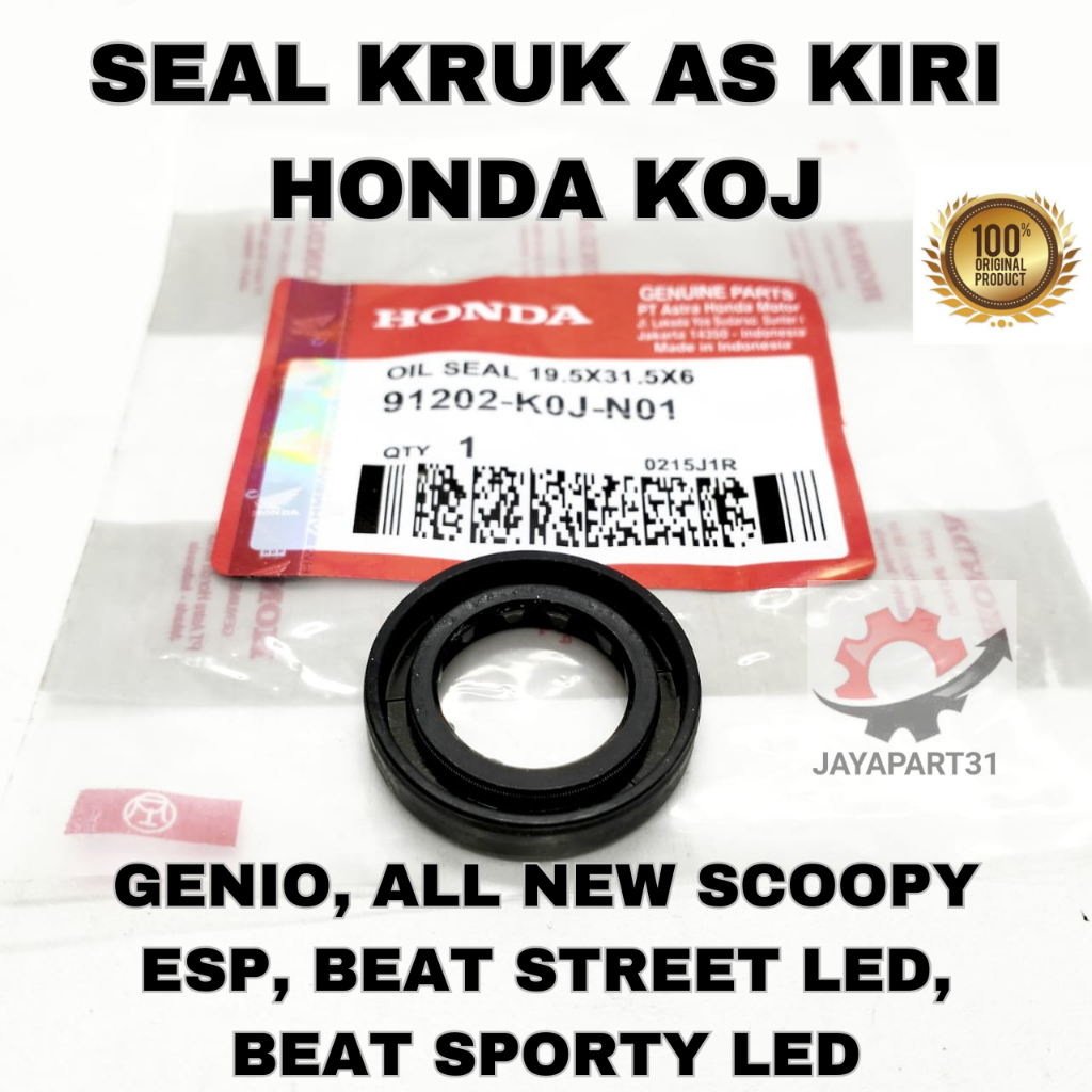 Jual SEAL kruk as kiri HONDA KOJ GENIO ALL NEW SCOOPY ESP BEAT STREET LED | Shopee Indonesia