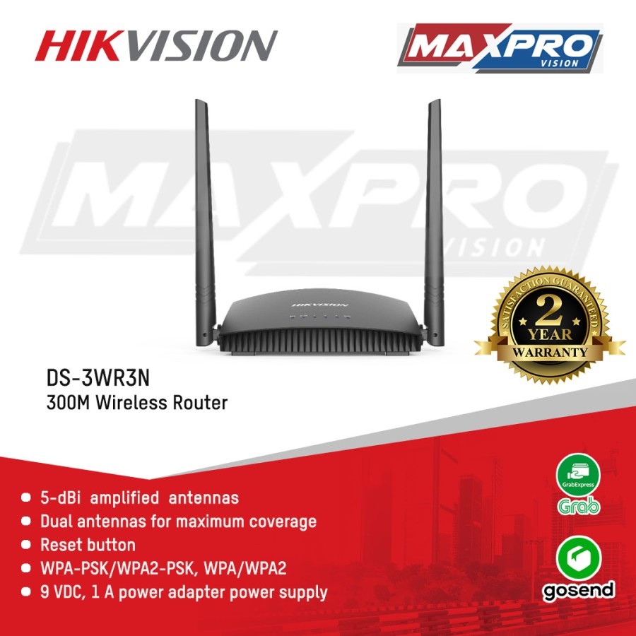 Jual DS-3WR3N - HIKVISION WIRELESS ROUTER | Shopee Indonesia