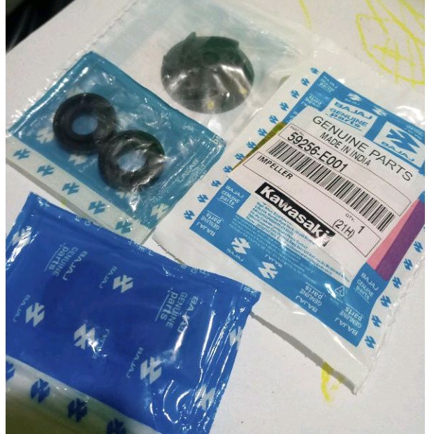 Jual Seal Radiator P200NS 200NS Kawasaki Bajaj BR200A Seal Water Pump ...
