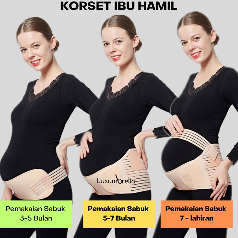 Jual Zavanese Korset Dan Sabuk Penyangga Ibu Hamil Dapet 3 Pasang Agar ...