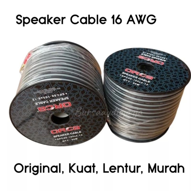Jual Kabel Speaker 16 AWG Kabel speaker mobil kabel 2x50 kabel 16 GA ...