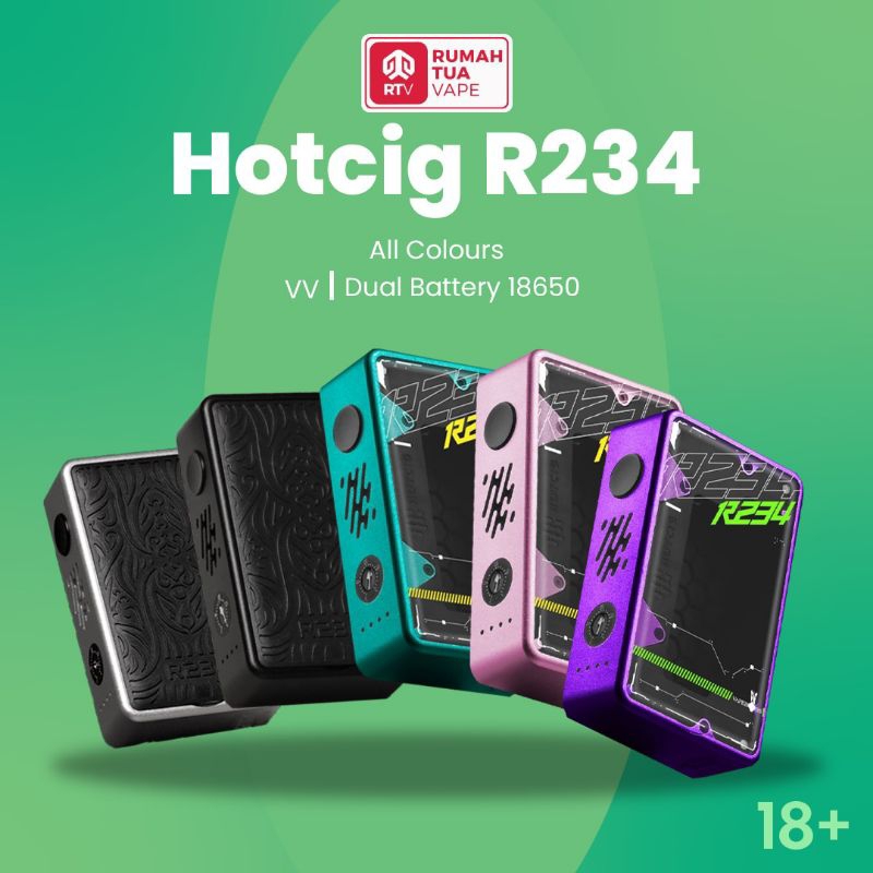 Jual HOTCIG R234 AUTHENTIC 100℅ GUARANTEE BY VAPEBOSS ID | Shopee Indonesia