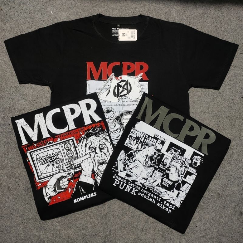 Jual MCPR TShirt punk is attitude / kaos band metal MCPR / kaos band ...