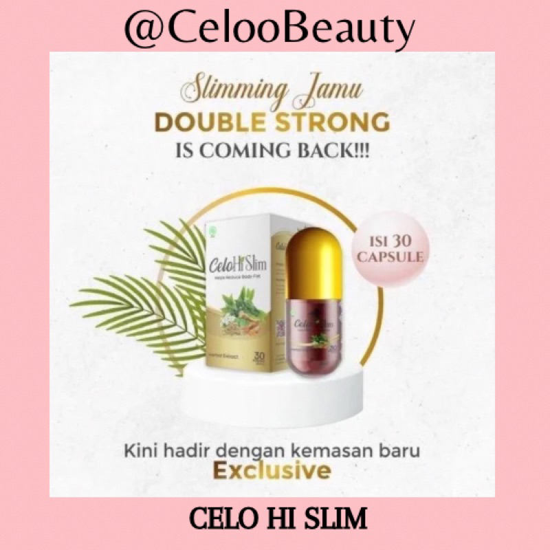 Jual CELO HI SLIM ( SLIMMING JAMU DOUBLE STRONG) | Shopee Indonesia
