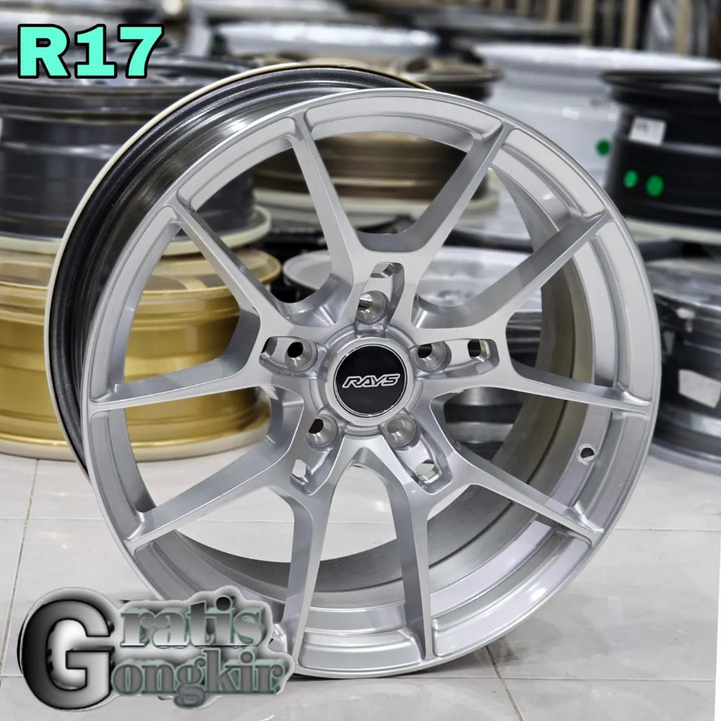 Jual velg xpander ring 17 Rays ZK Pcd.5x114.3 Lebar 8 Et.40 velg mobil r17 innova hrv civic dll ...
