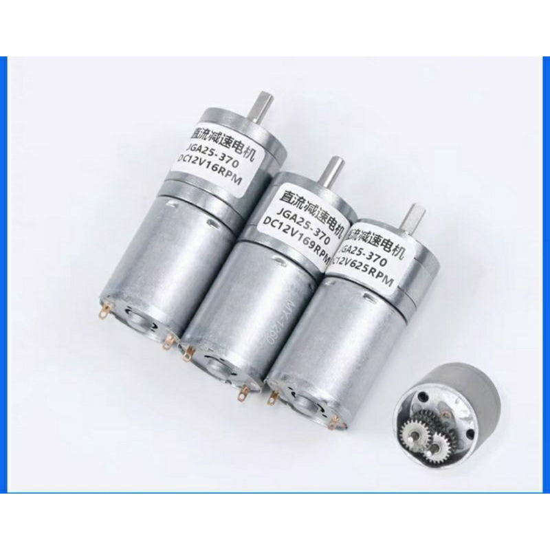 Jual Motor Dc 25GA370 12V Motor Dc Untuk Robot Motor dc Super Speed | Shopee Indonesia