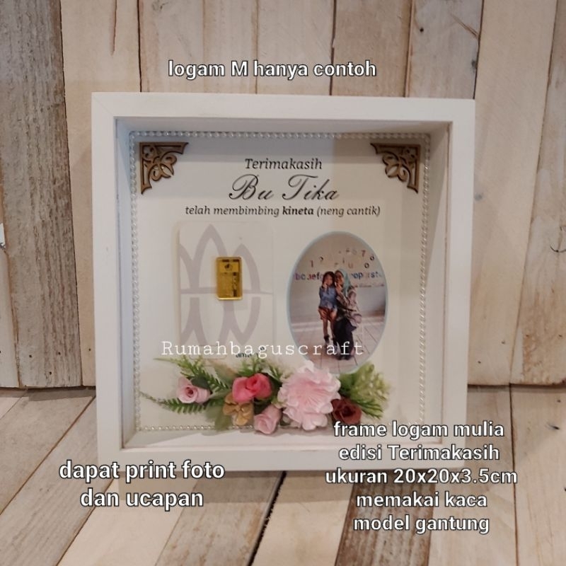 Jual frame logam mulia edisi Terimakasih/Pensiun/ Purnabakti | Shopee ...