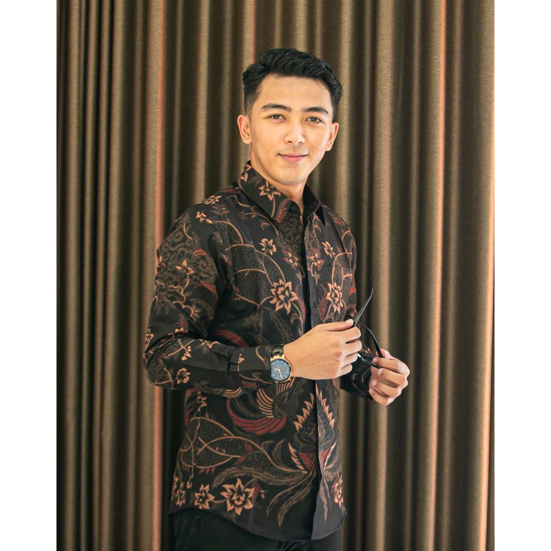 Jual SULTAN Baju Batik Pria Lengan Panjang Furing Premium Slimfit ...