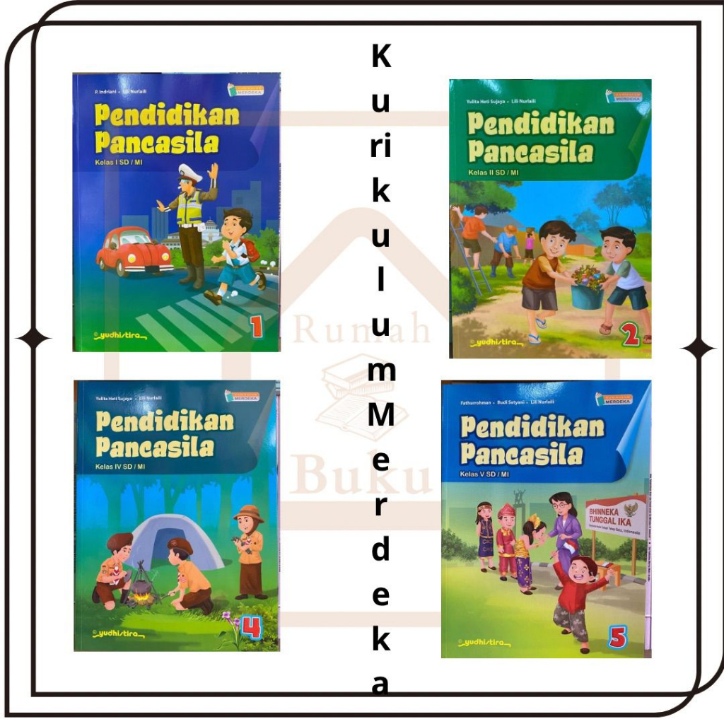 Jual BUKU PENDIDIKAN PANCASILA PPKN UNTUK SD/MI KURIKULUM MERDEKA YUDISTIRA | Shopee Indonesia