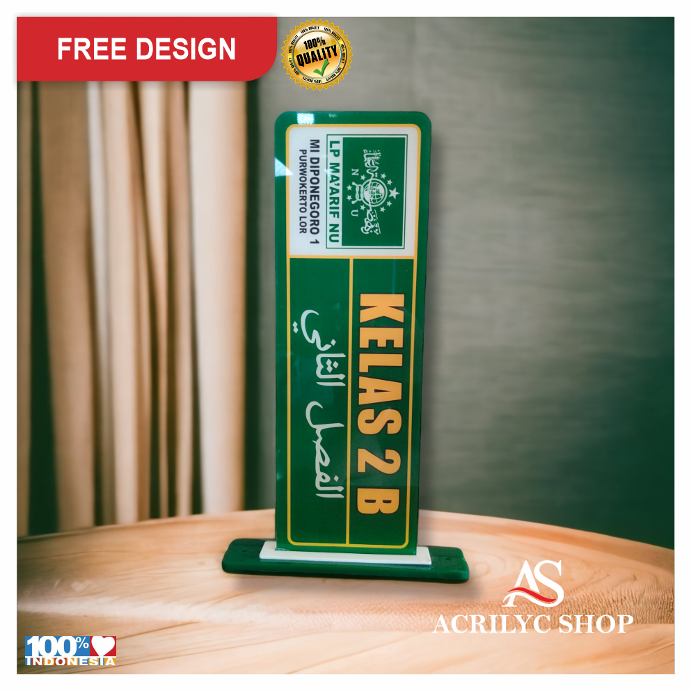 Jual PAPAN NAMARUANG KELAS KANTOR PERGURUAN TINGGI SDSMP SMA AKRILIK 2 ...