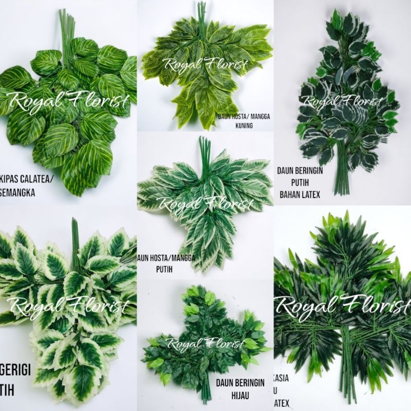 Jual Daun dekor/macam² daun lusinan/palsu/artificial||kebutuhan ...