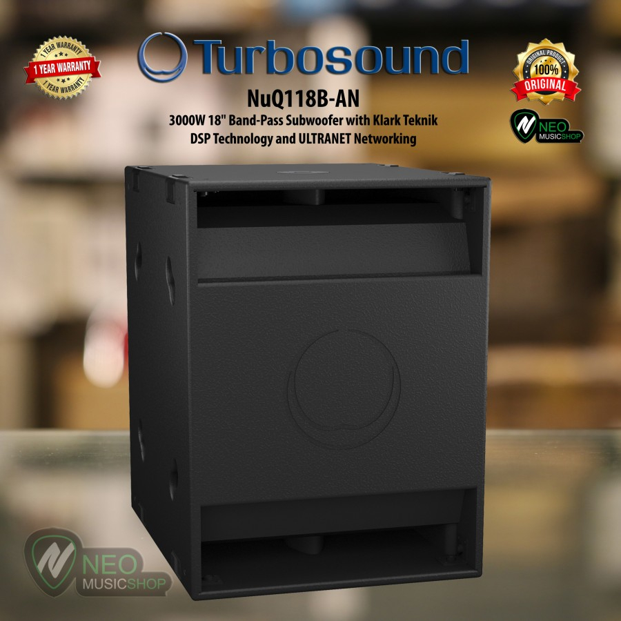 Jual Turbosound NuQ118B-AN 3000W 18" Band-Pass Subwoofer with ULTRANET ...