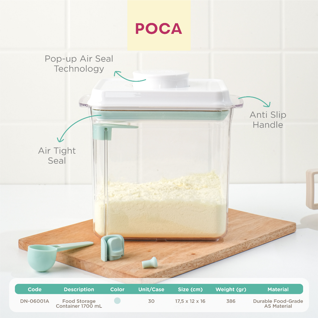 Jual Terensu Wadah Kotak Susu Tempat Toples Susu Bubuk Bayi Milk Powder ...