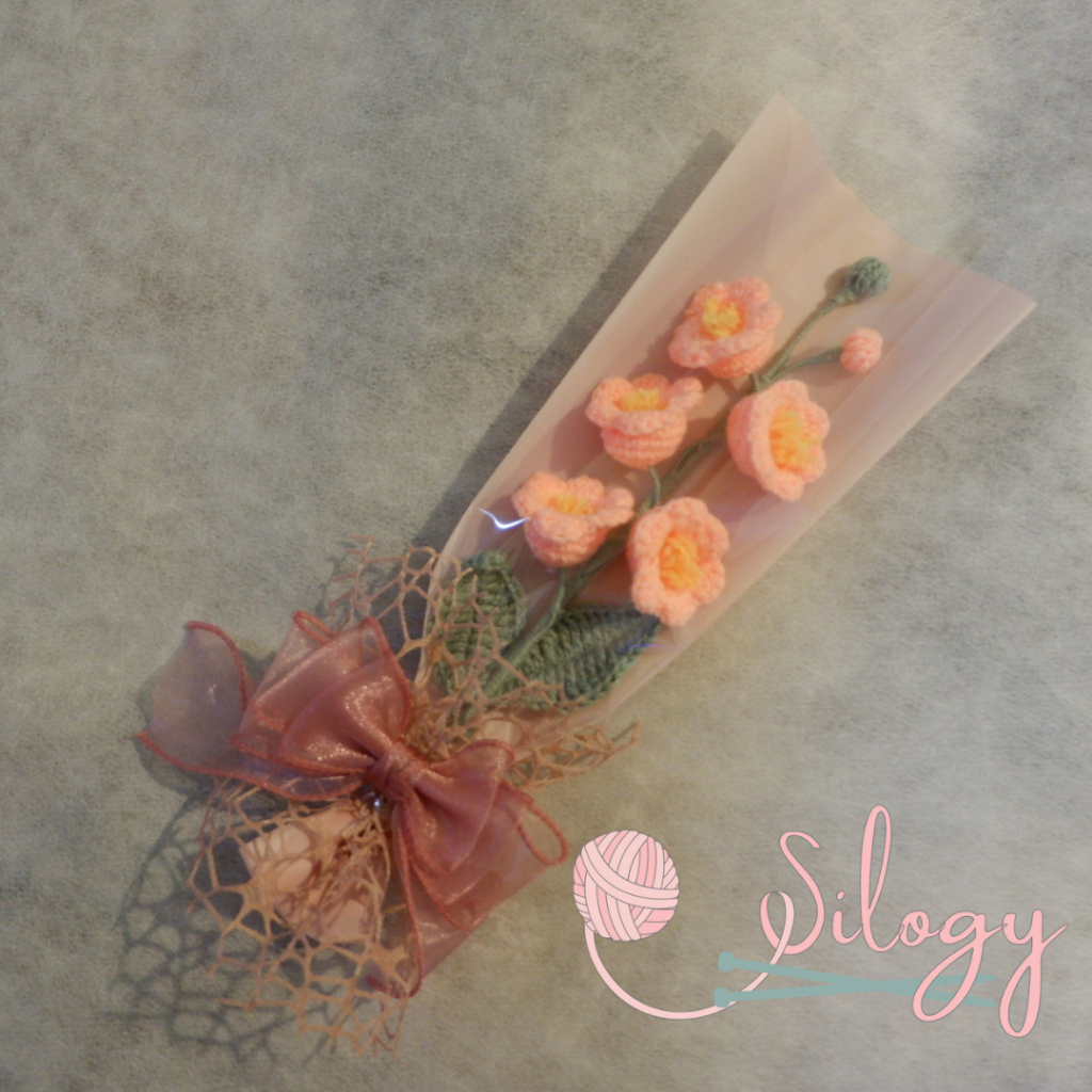 Jual Buket Bunga Lily of the Valley Rajut/Crochet Lily of the Valley ...
