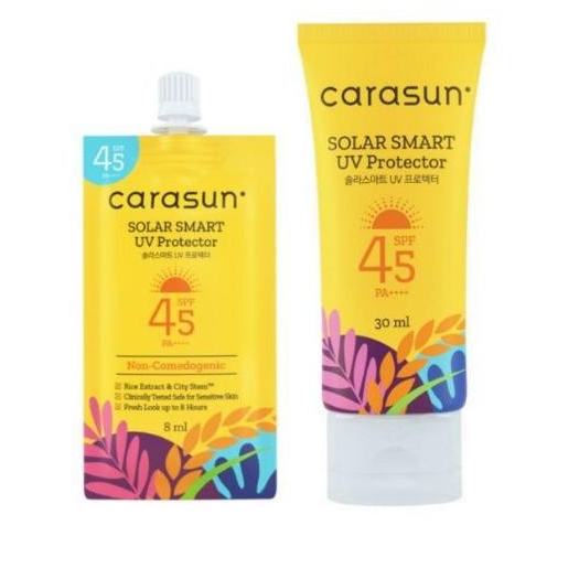 Jual Carasun Solar Smart UV Protector Sunscreen SPF45 PA++++ 8ml 30ml 70ml - Sunscreen Original ...
