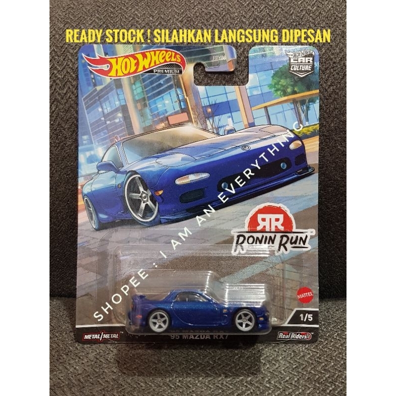Jual Hot wheels 95 Mazda RX-7 Ronin Run Biru blue hotwheels original ...