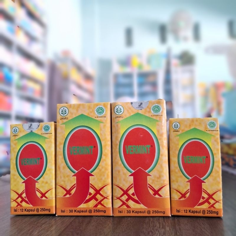 Jual KAPSUL CACING VERMINT ( Obat Herbal Untuk Tipes) | Shopee Indonesia