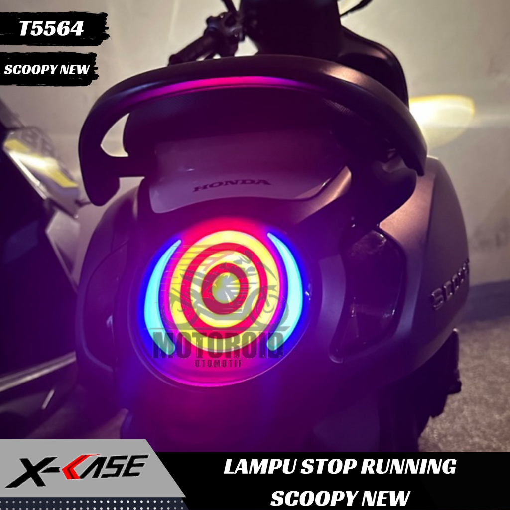 Jual stoplamp lampu scopy terbaru 2020 2021 k2f model UFO stop lampu ...