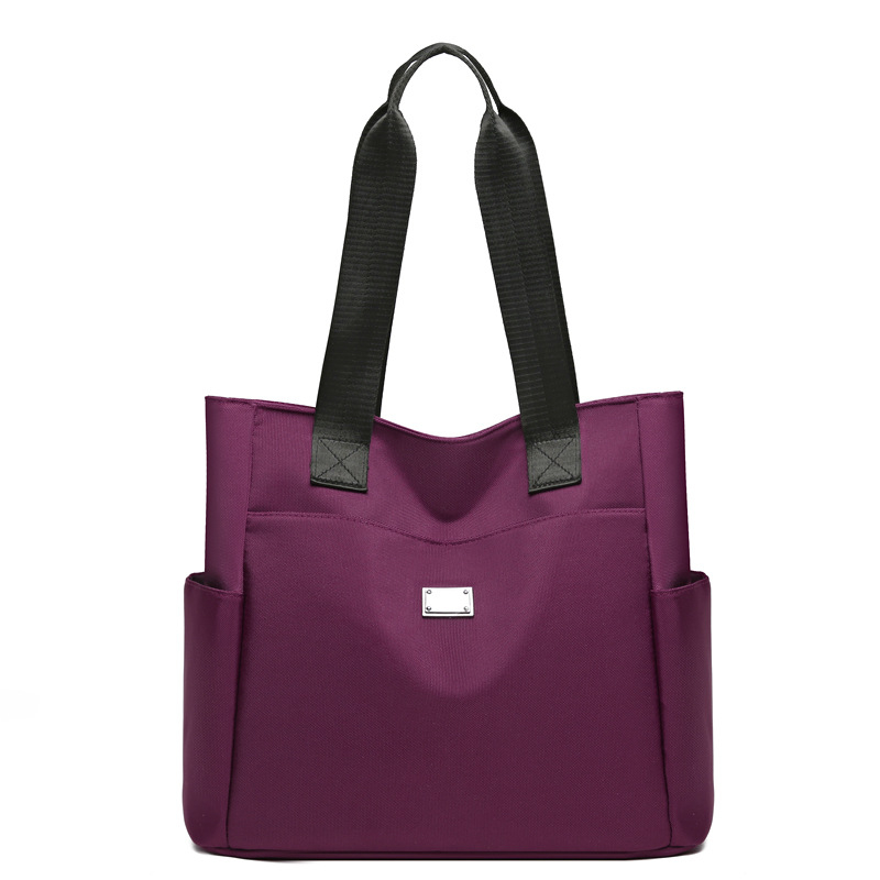 Jual TAS TOTE BAG WANITA RESLETING NILON UNGU DREAMARA TA846P5 PREMIUM ...