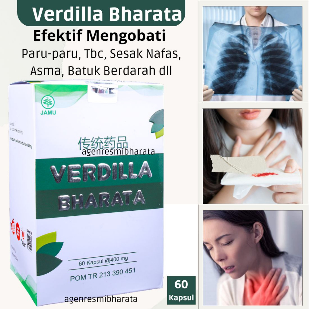 Jual Verdilla Bharata Obat Paru Paru TBC Asma Batuk Berdarah Infeksi ...